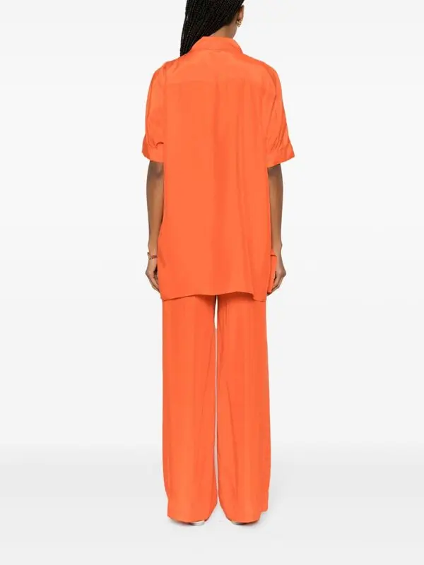 P.a.r.o.s.h Short Sleeve Silk Shirt