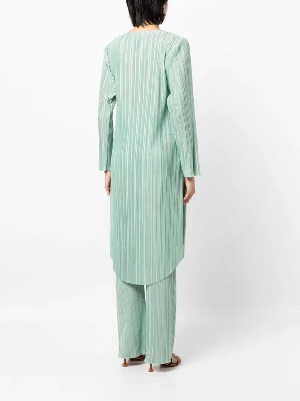 BAMBAH Plissé Trousers Set - Green