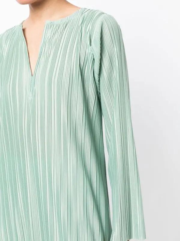 BAMBAH Plissé Trousers Set - Green
