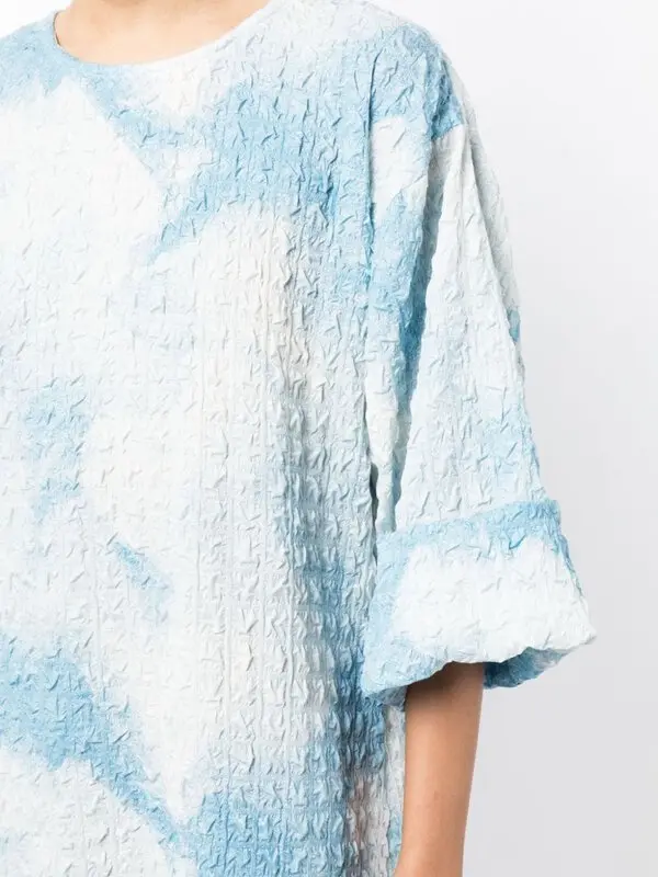 BAMBAH Cloud-print Jacquard Kaftan Dress