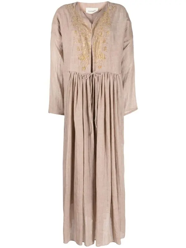 sandro ruffled maxi dress SANDRO Ruffle-Detail Midi Dress
