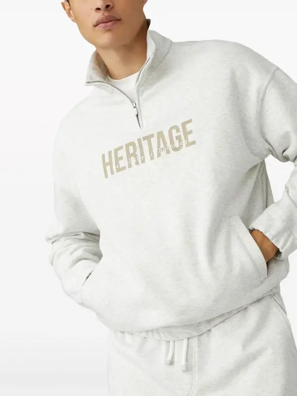 Brunello Cucinelli Logo-print Mélange Sweatshirt