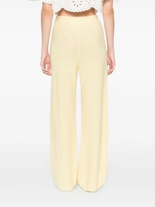 Fabiana Filippi Sequin-embellished Knit Trousers