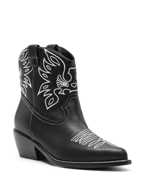 LE SILLA Christine 70mm Leather Boots