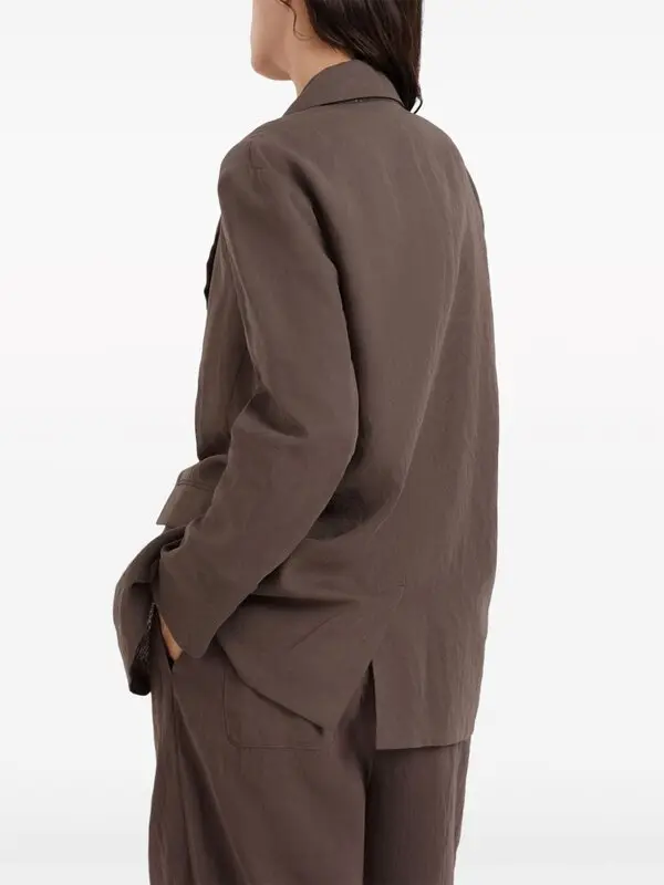 Brunello Cucinelli Single-breasted Cotton Blazer