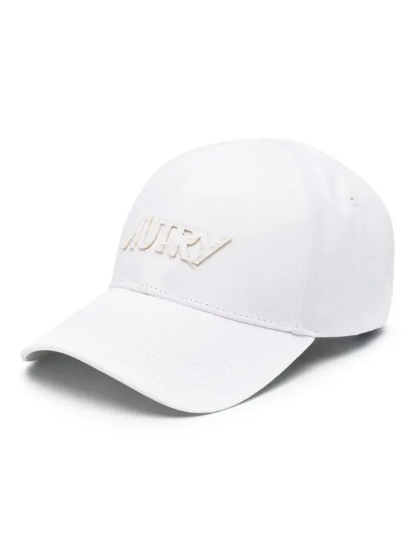AUTRY Embroidered-logo Cap - White