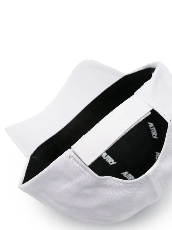 AUTRY Embroidered-logo Cap - White