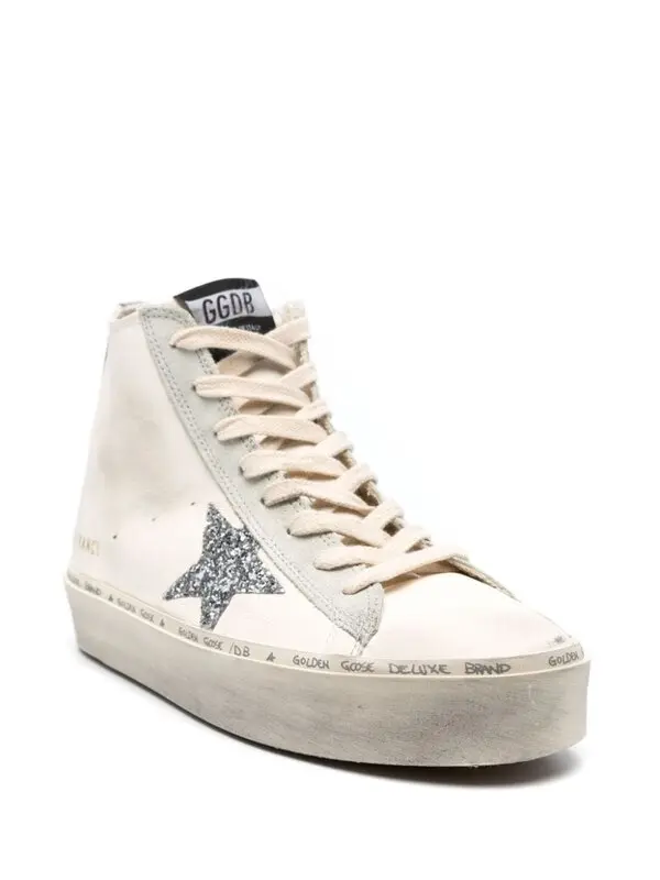 GOLDEN GOOSE Francy High-top Sneakers - White