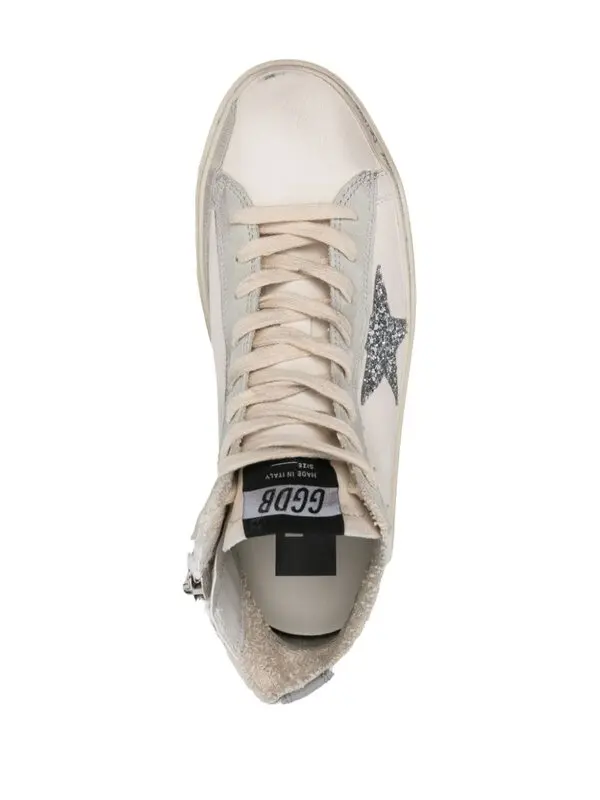 GOLDEN GOOSE Francy High-top Sneakers - White
