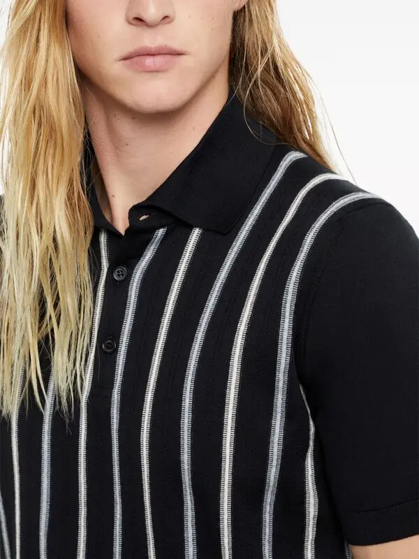 Brunello Cucinelli Stripe-jacquard Polo Shirt