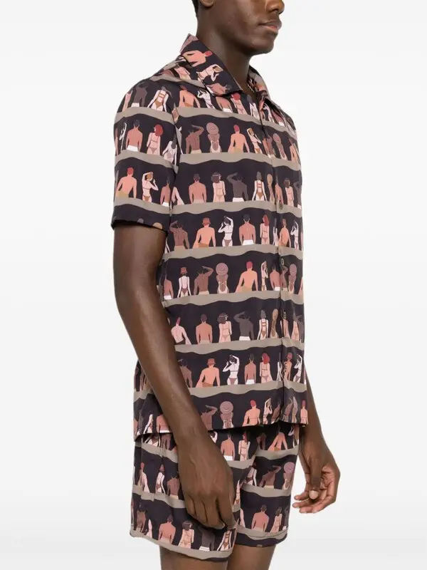 AMIR SLAMA Graphic-print Shirt