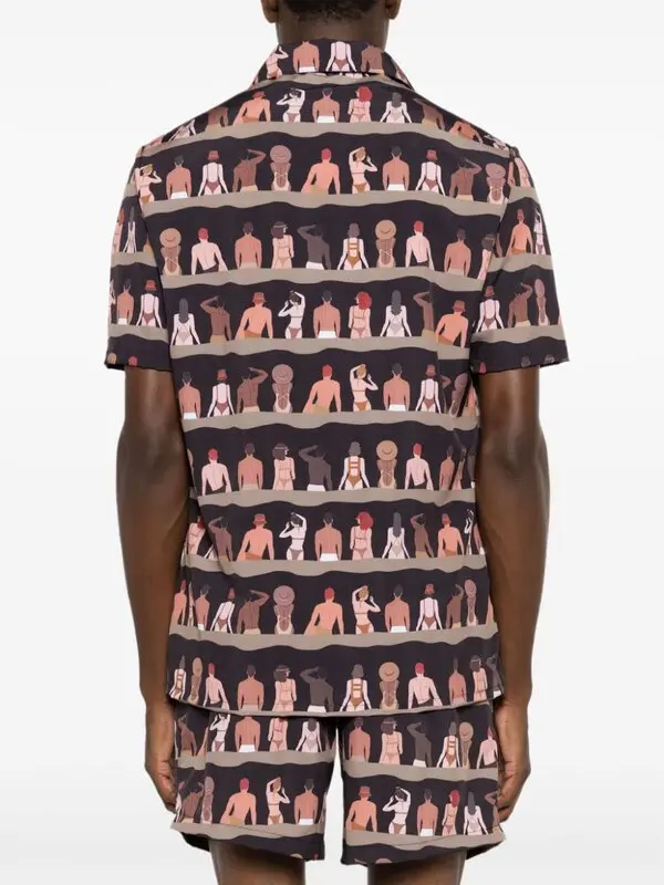 AMIR SLAMA Graphic-print Shirt
