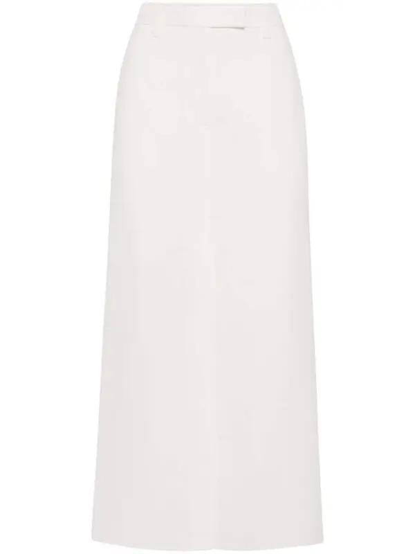 Brunello Cucinelli High-waisted Maxi Skirt - Neutrals