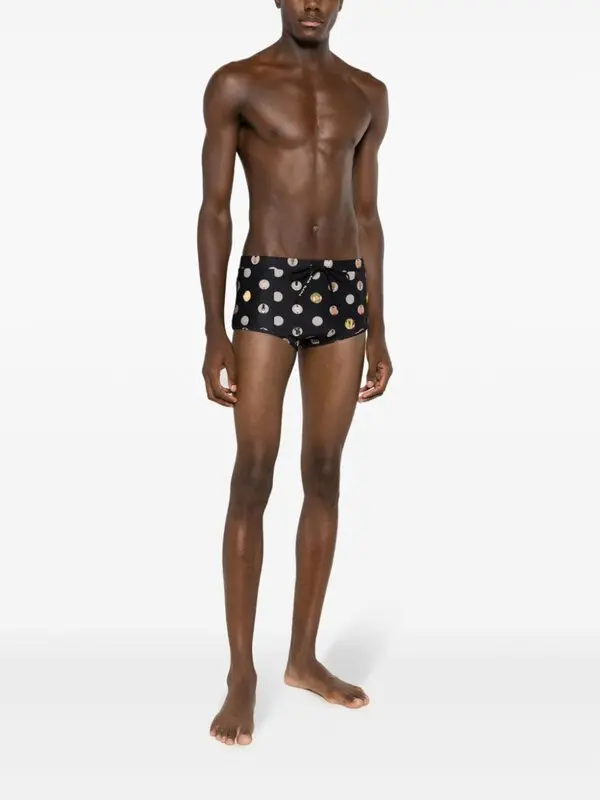AMIR SLAMA Graphic-print Swim Shorts