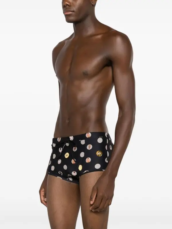AMIR SLAMA Graphic-print Swim Shorts