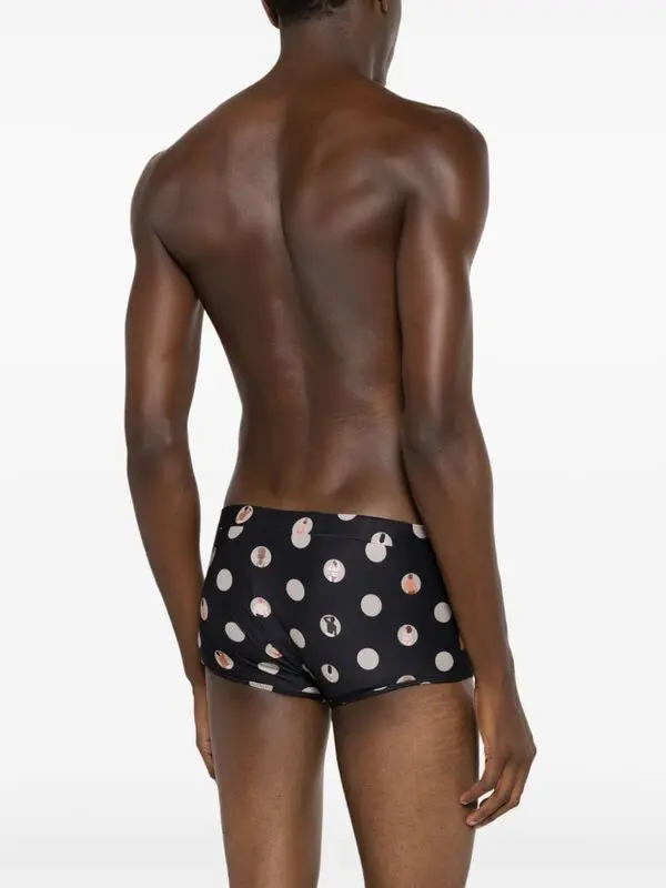 AMIR SLAMA Graphic-print Swim Shorts