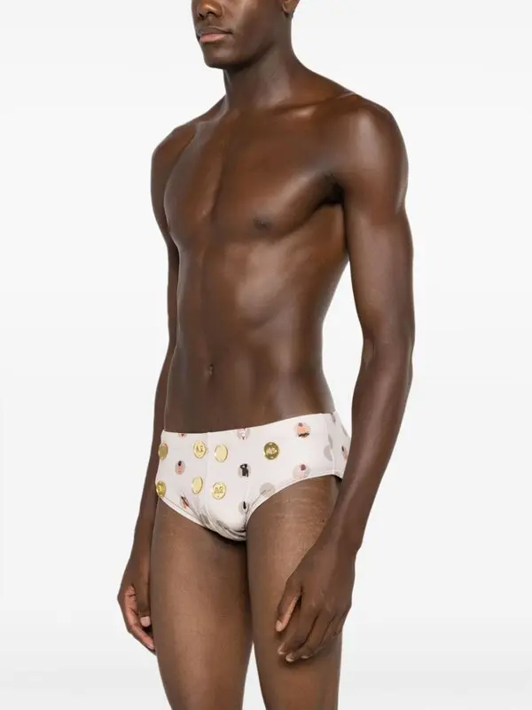 AMIR SLAMA Graphic-print Swim Shorts