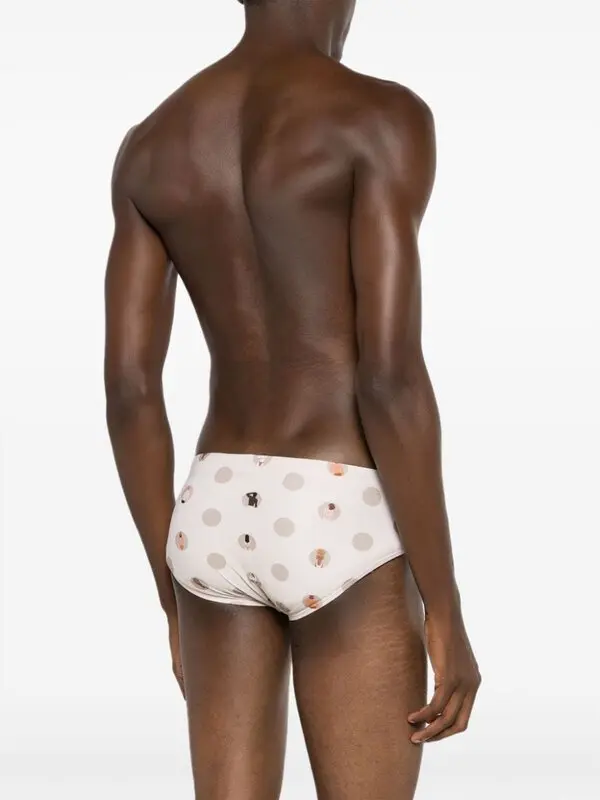 AMIR SLAMA Graphic-print Swim Shorts
