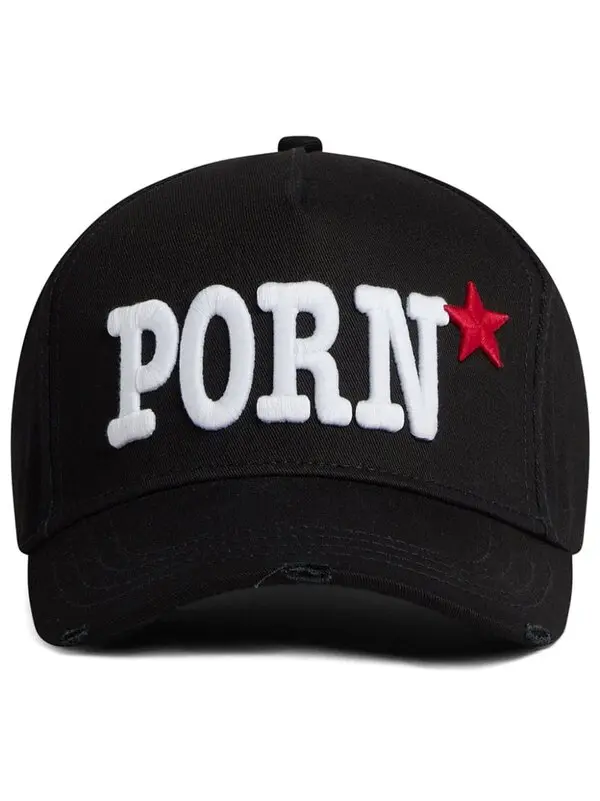 Dsquared2 Embroidered Logo Baseball Cap - Black