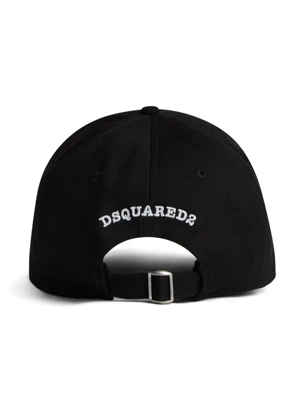 Dsquared2 Logo Embroidered Cotton Baseball Cap