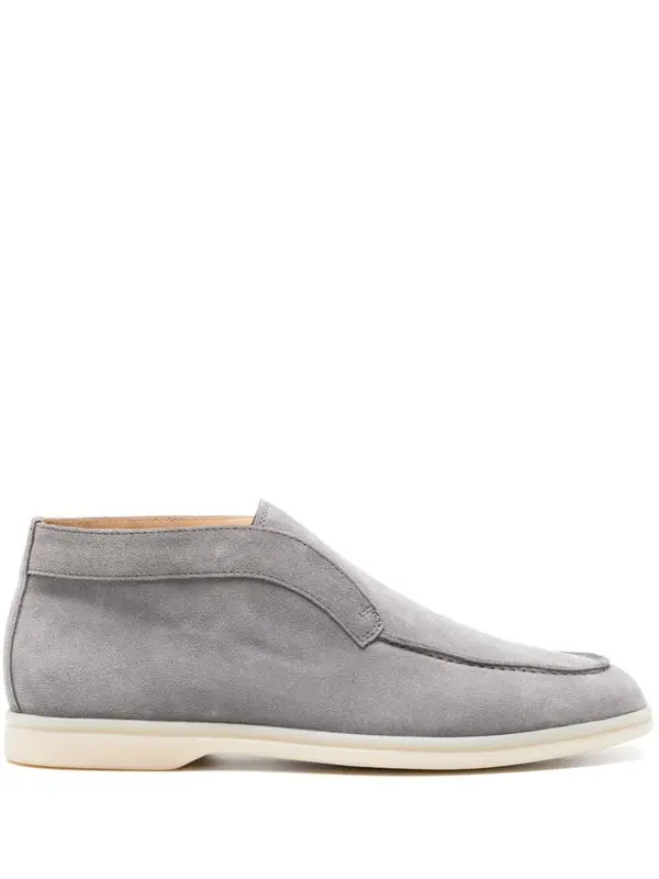 SCAROSSO Leonardo Ankle Boots - Grey