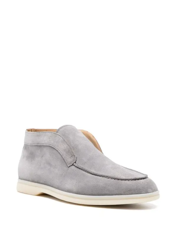 SCAROSSO Leonardo Ankle Boots - Grey