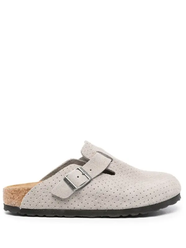 BIRKENSTOCK Boston Bs Suede Slippers