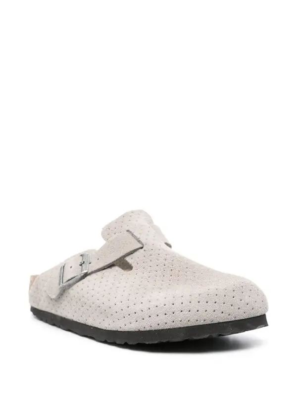 BIRKENSTOCK Boston Bs Suede Slippers