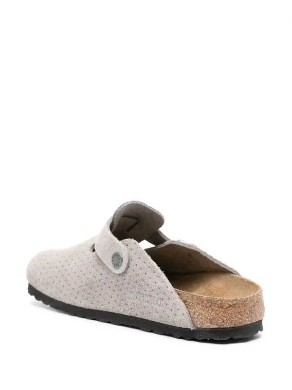 BIRKENSTOCK Boston Bs Suede Slippers