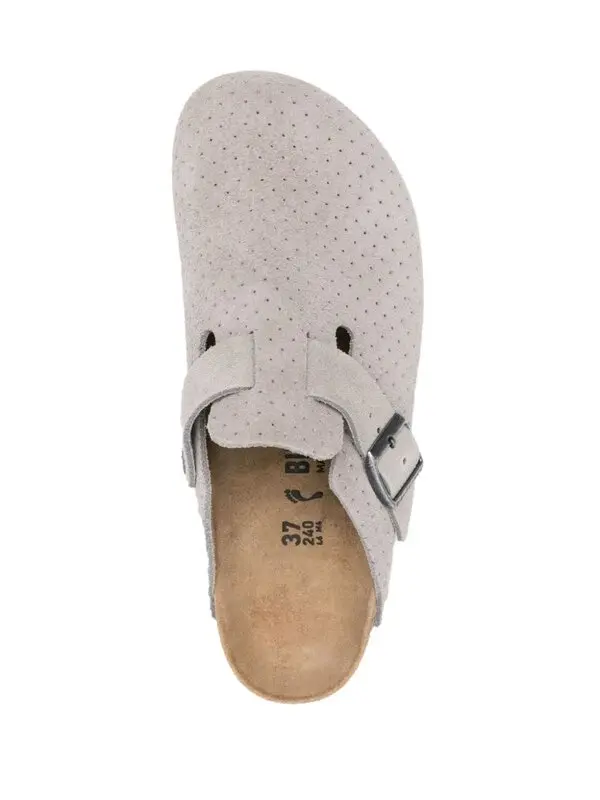 BIRKENSTOCK Boston Bs Suede Slippers