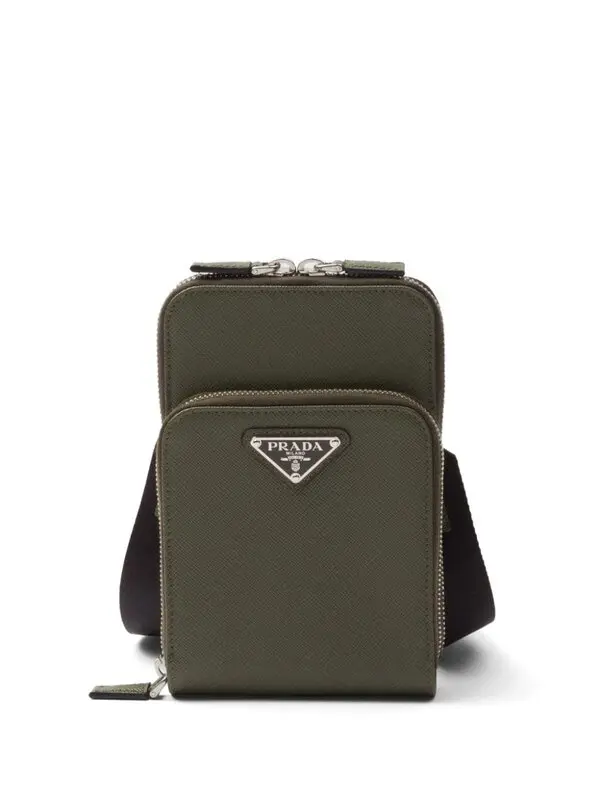 Prada Saffiano Leather Smartphone Case - Green