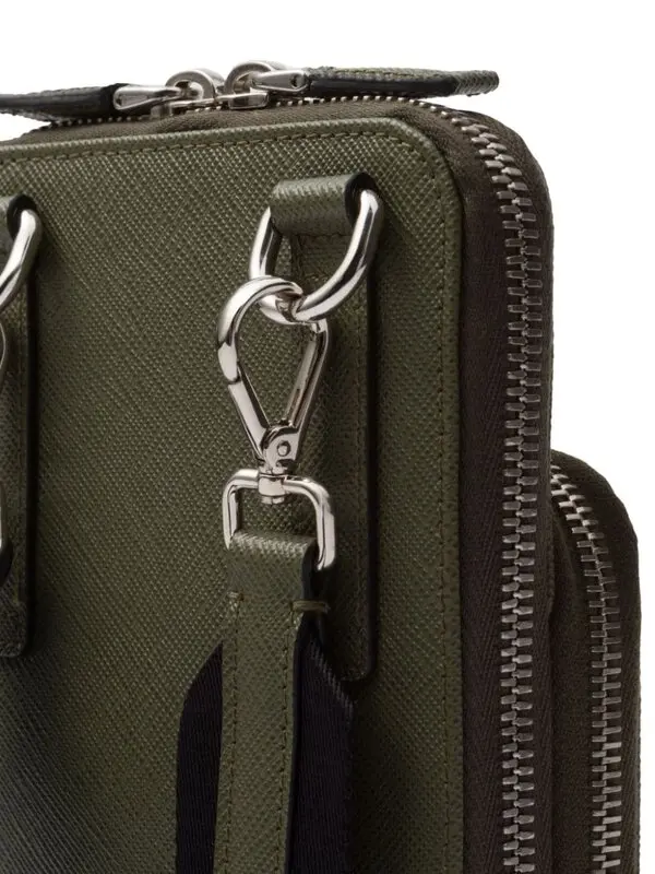 Prada Saffiano Leather Smartphone Case - Green