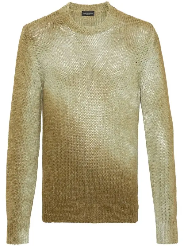 ROBERTO COLLINA Chevron-knit Jumper
