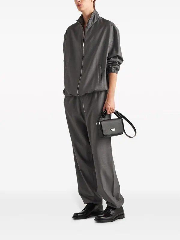Prada Virgin Wool Tailored Trousers