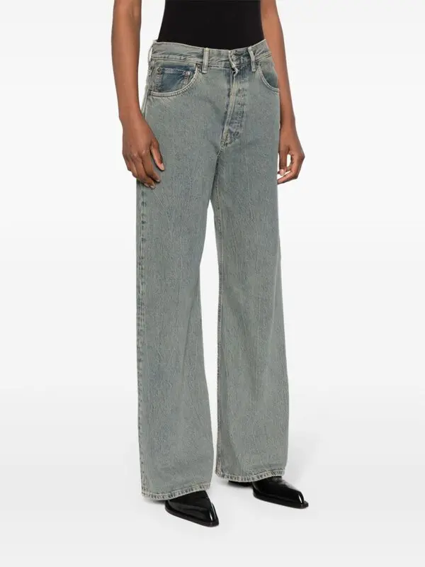 Acne Studios Mid-waist Wide-leg Jeans