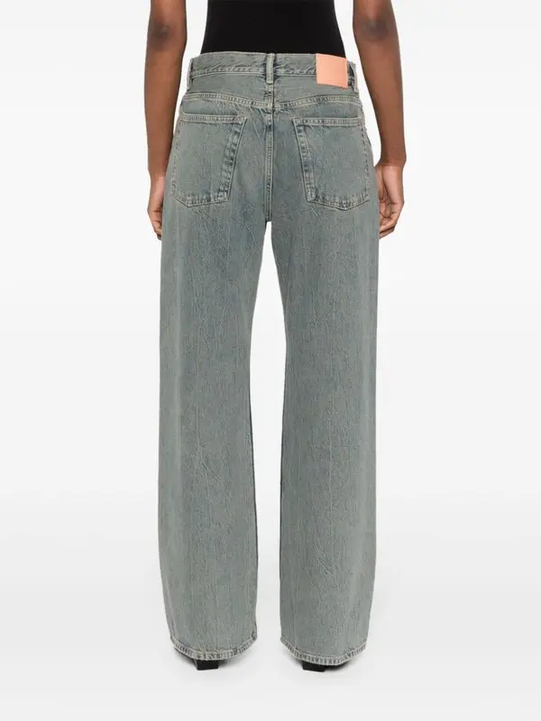 Acne Studios Mid-waist Wide-leg Jeans