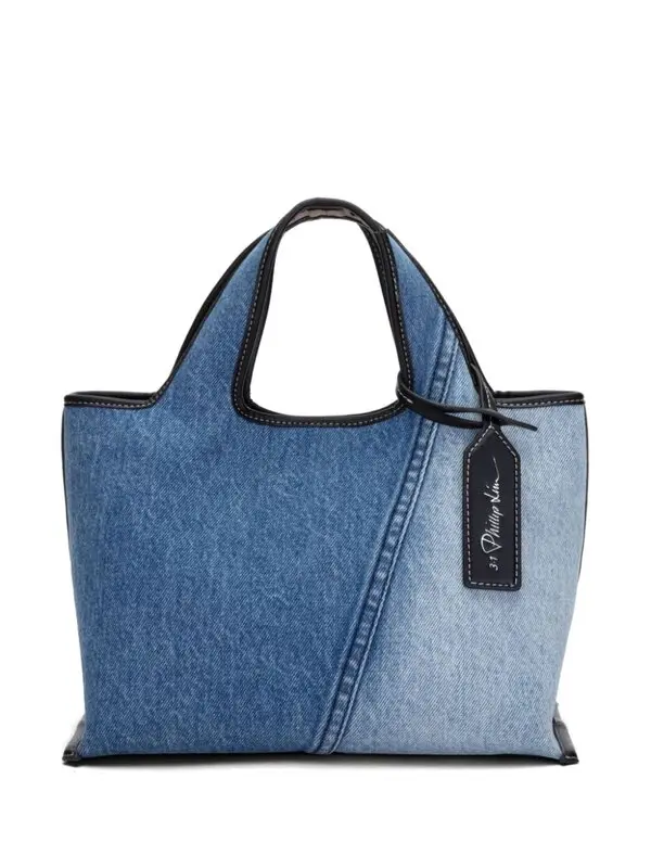 3.1 Phillip Lim Mini Denim Tote Bag - Blue