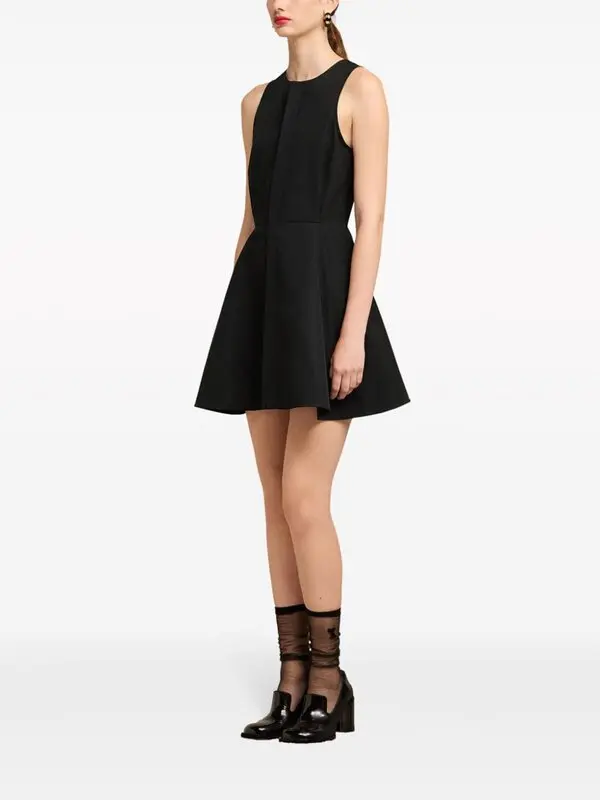 paris sleeveless mini dress Sandro Floral knit mini dress