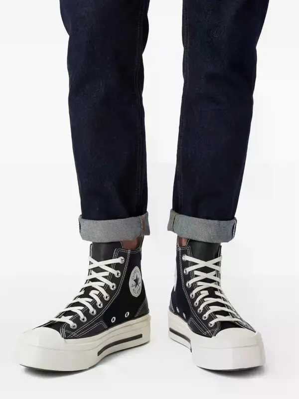CONVERSE Chuck 70 De Luxe Squared Lace-up Sneakers - Black