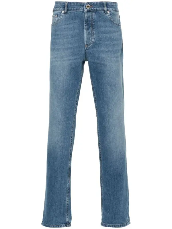 Brunello Cucinelli Mid-rise Straight-leg Jeans