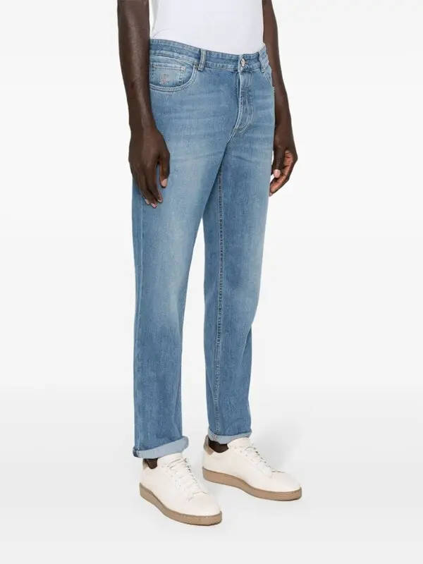 Brunello Cucinelli Mid-rise Straight-leg Jeans