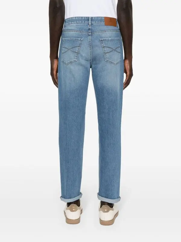 Brunello Cucinelli Mid-rise Straight-leg Jeans