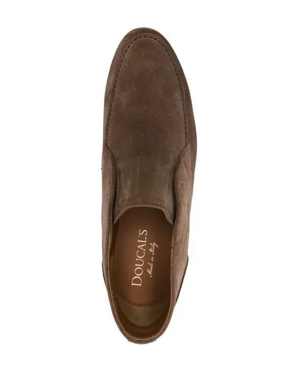 DOUCAL'S Chukka Suede Loafers - Brown