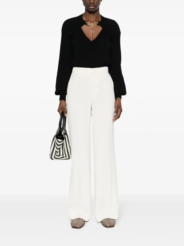 TWINSET Mid-rise Palazzo Pants