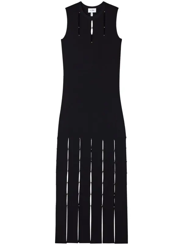st john beaded dress Vintage St. John Beaded Knit Dress  Camille Design SF