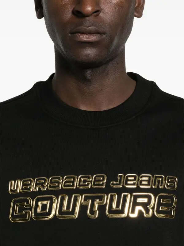 Versace Rubberised Logo Sweatshirt