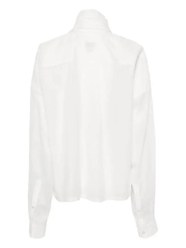 QUIRA Wrap Cotton Shirt