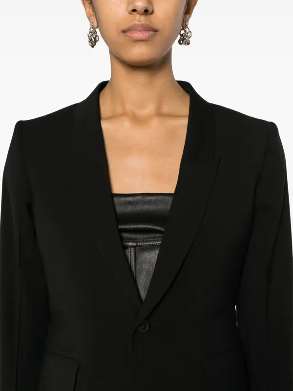 Rick Owens Wool Single-breasted Blazer