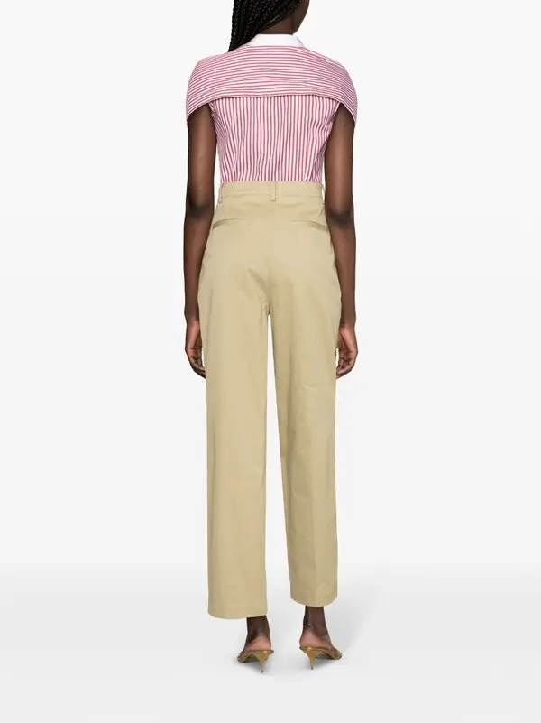 Dsquared2 Striped Shirt With Knotted Sleeves