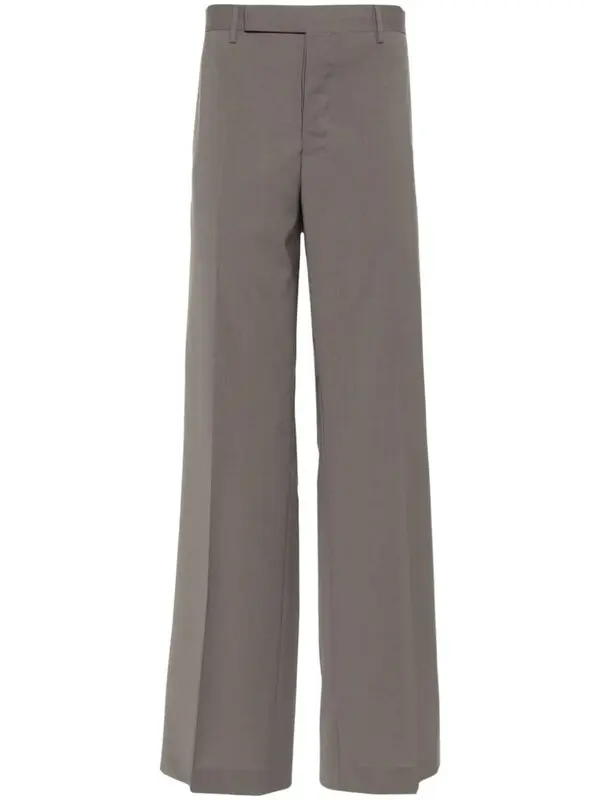 Rick Owens Dietrich Pressed-crease Trousers